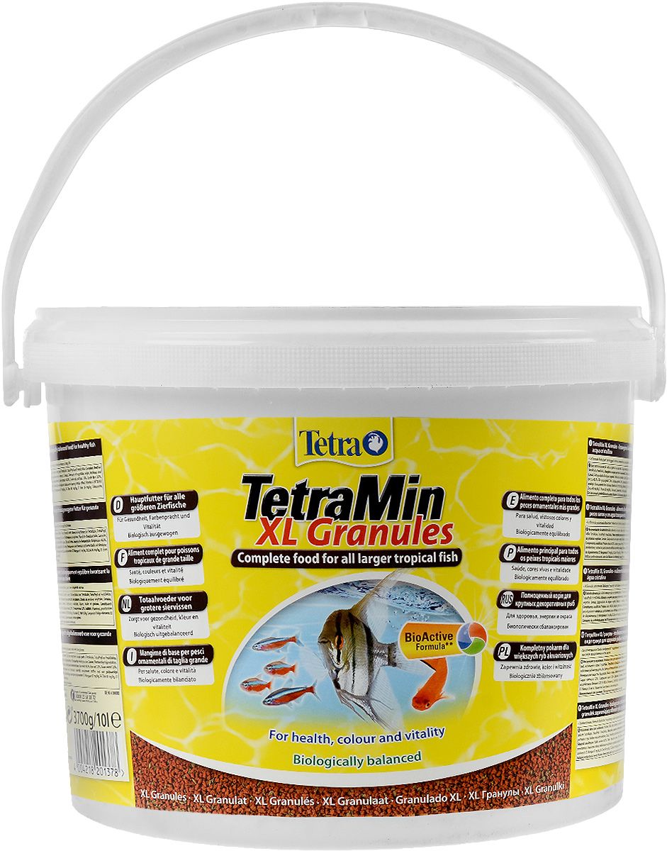 Купить Tetra TetraMin XL Granules для крупных декоративных рыб 10 л в ...