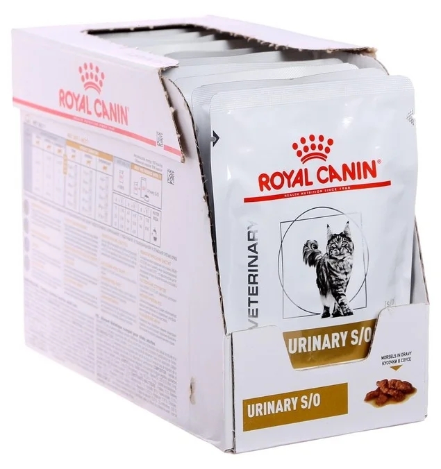 Купить Royal Canin Urinary S/O при лечении МКБ 90 г 12 шт в кредит в ...