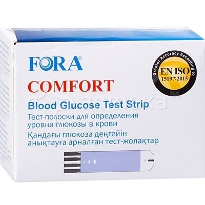 Купить Fora Comfort 7640143651863 тест-полоски для глюкометра 50 шт в ...