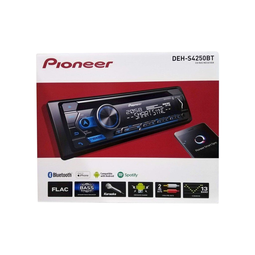 Купить Pioneer DEH-S4250BT в кредит в Алматы – Kaspi Магазин