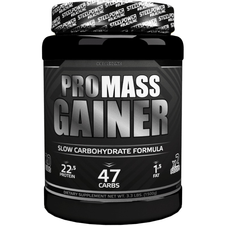 Купить Steel Power Black Line ProMass Gainer Шоколад 1500 г в кредит в ...