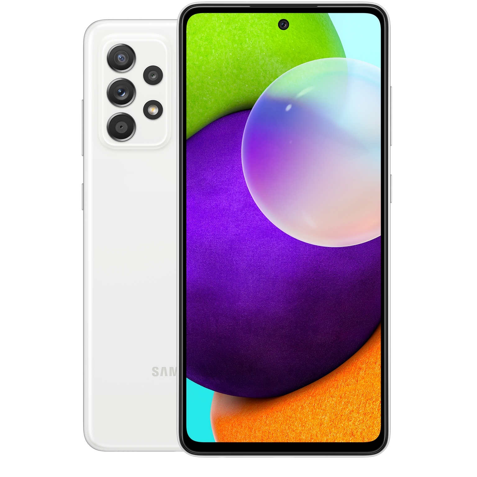 Купить Samsung Galaxy A52 4 ГБ/128 ГБ белый в кредит в Алматы – Kaspi ...
