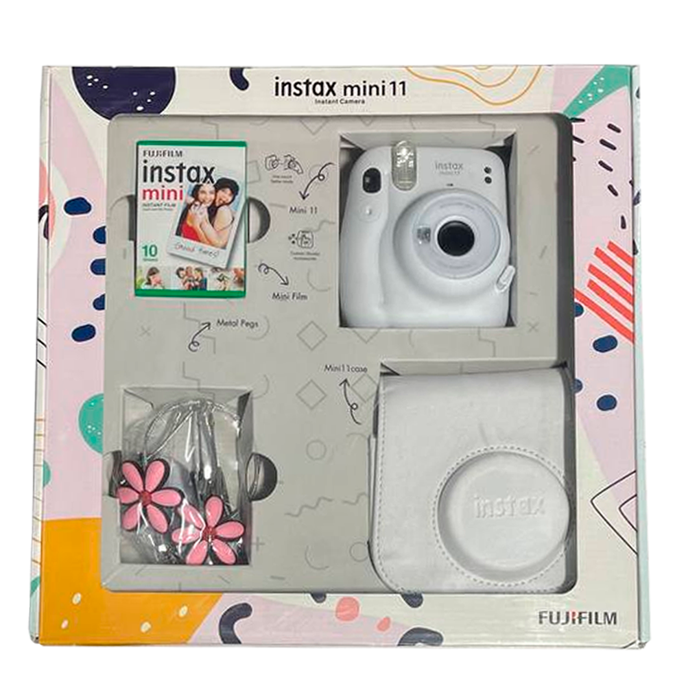 Купить Fujifilm Instax Mini 11 белый подарочный набор в кредит в Алматы ...