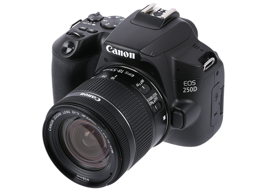 Купить Canon EOS 250D Kit EF-s 18-55mm f/3.5-5.6 III черный в кредит в ...