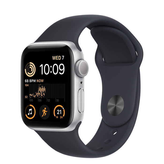 Купить Apple Watch SE 2nd Gen 40 мм серебристый-черный в кредит в ...