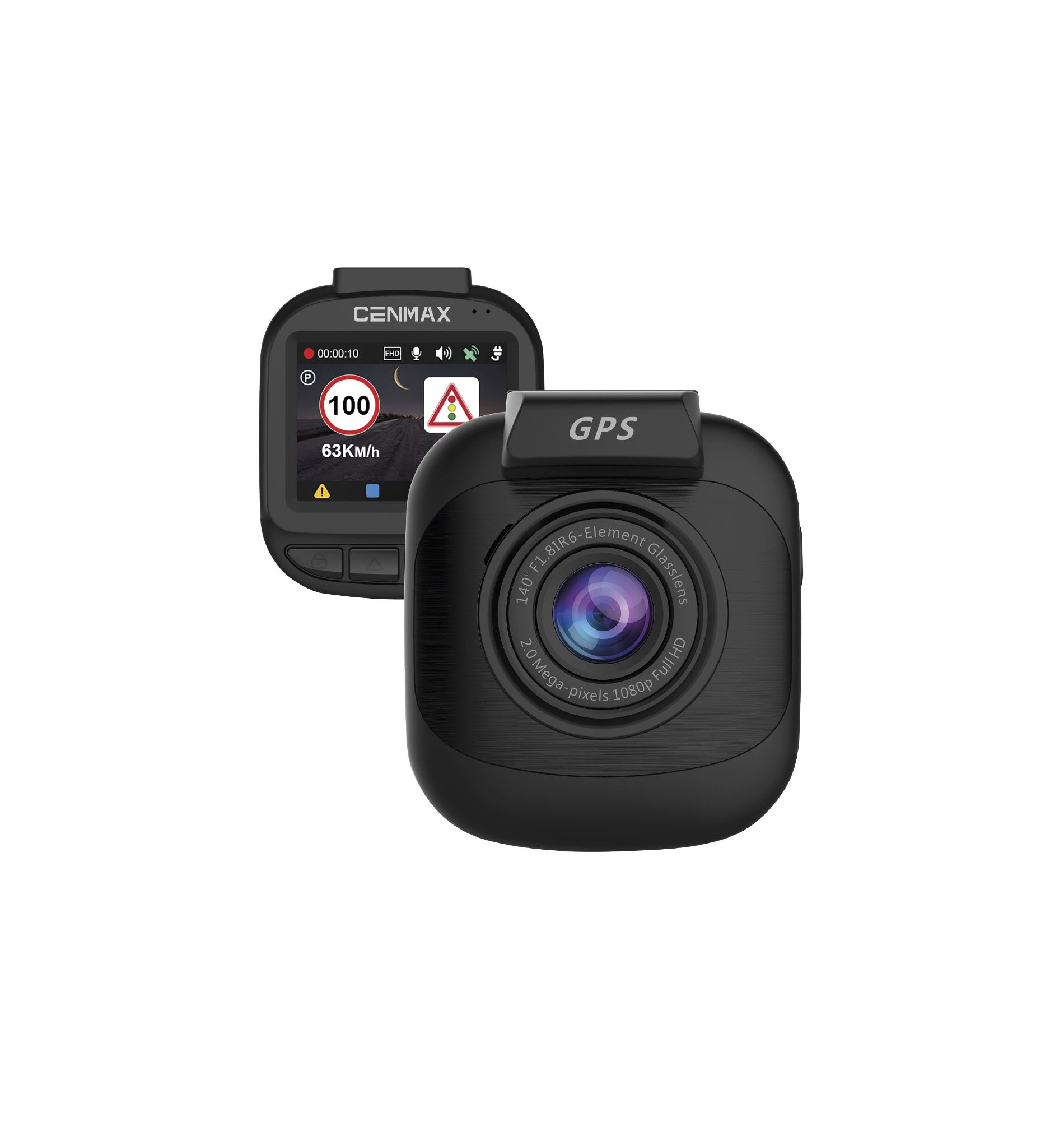 Купить Видеорегистратор Cenmax FHD-650 черный в кредит в Алматы – Kaspi ...