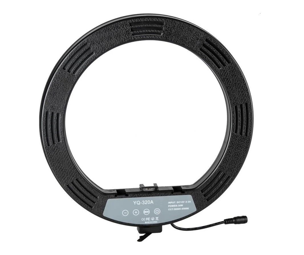 Купить Ring Fill Light YQ-320A 32 см черный в кредит в Алматы – Kaspi ...