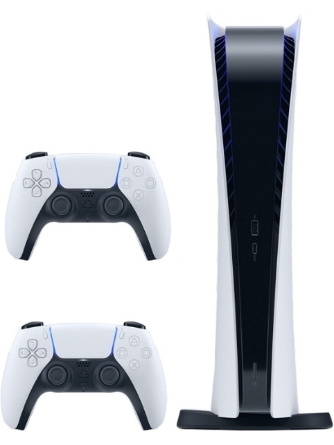 Купить Sony PlayStation 5 Digital Edition белый + геймпад в кредит в ...