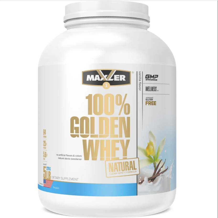 Купить Maxler 100% Golden Whey Natural Ваниль 2300 г в кредит в Алматы ...