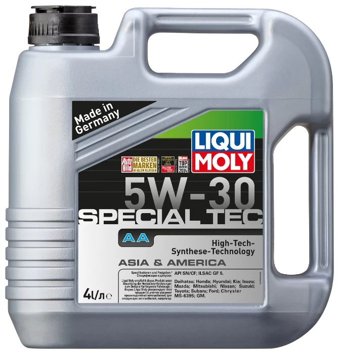 Купить LIQUI MOLY Special Tec AA 5W-30 4 л в кредит в Райымбек – Kaspi ...