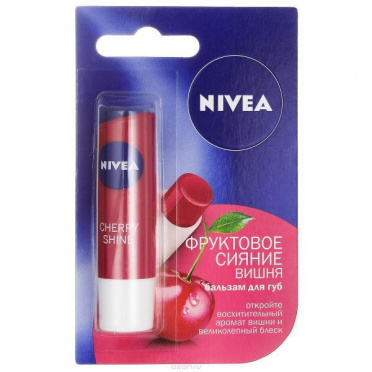 Купить NIVEA Фруктовое сияние Вишня бальзам для губ в кредит в Алматы ...