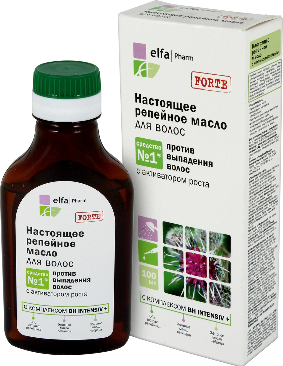 Купить Elfa Pharm масло репейное маска 100 мл в кредит в Алматы – Kaspi ...