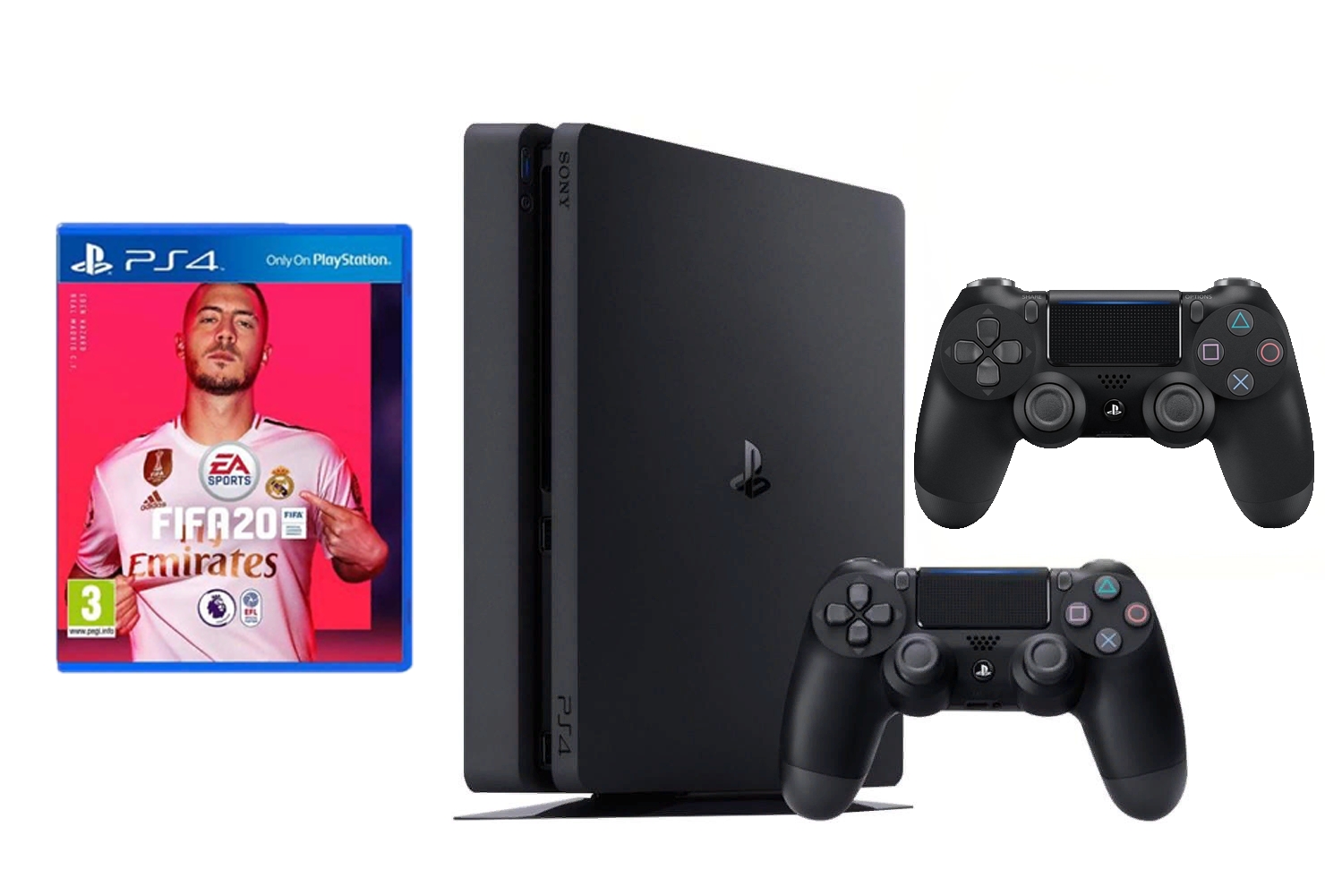 Купить Sony PlayStation 4 Slim 1Tb черный+ FIFA 20 + геймпад в кредит в ...