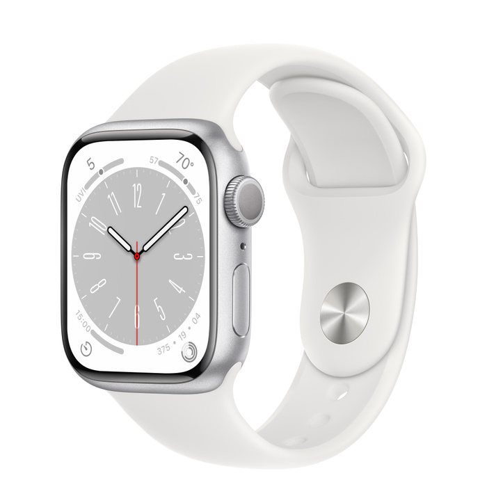 Купить Apple Watch Series 8 45 мм Aluminum серебристый-белый в кредит в ...