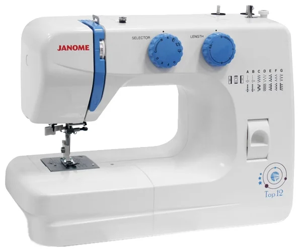 Купить Janome Top 12 белый, синий в кредит в Алматы – Kaspi Магазин