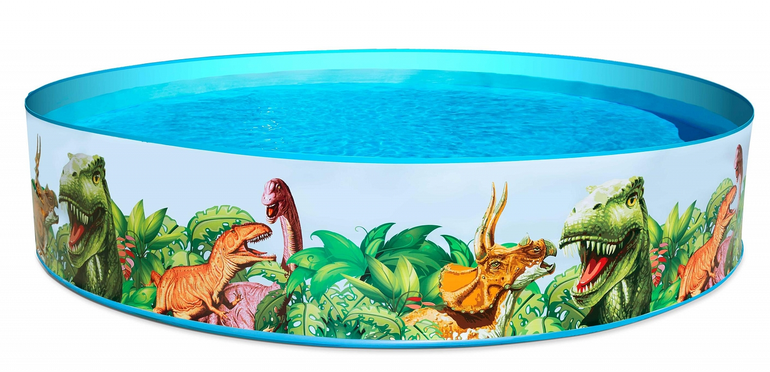 Купить Бассейн жесткий Bestway Dinosaurous Fill 'N Fun 55001 в кредит в ...
