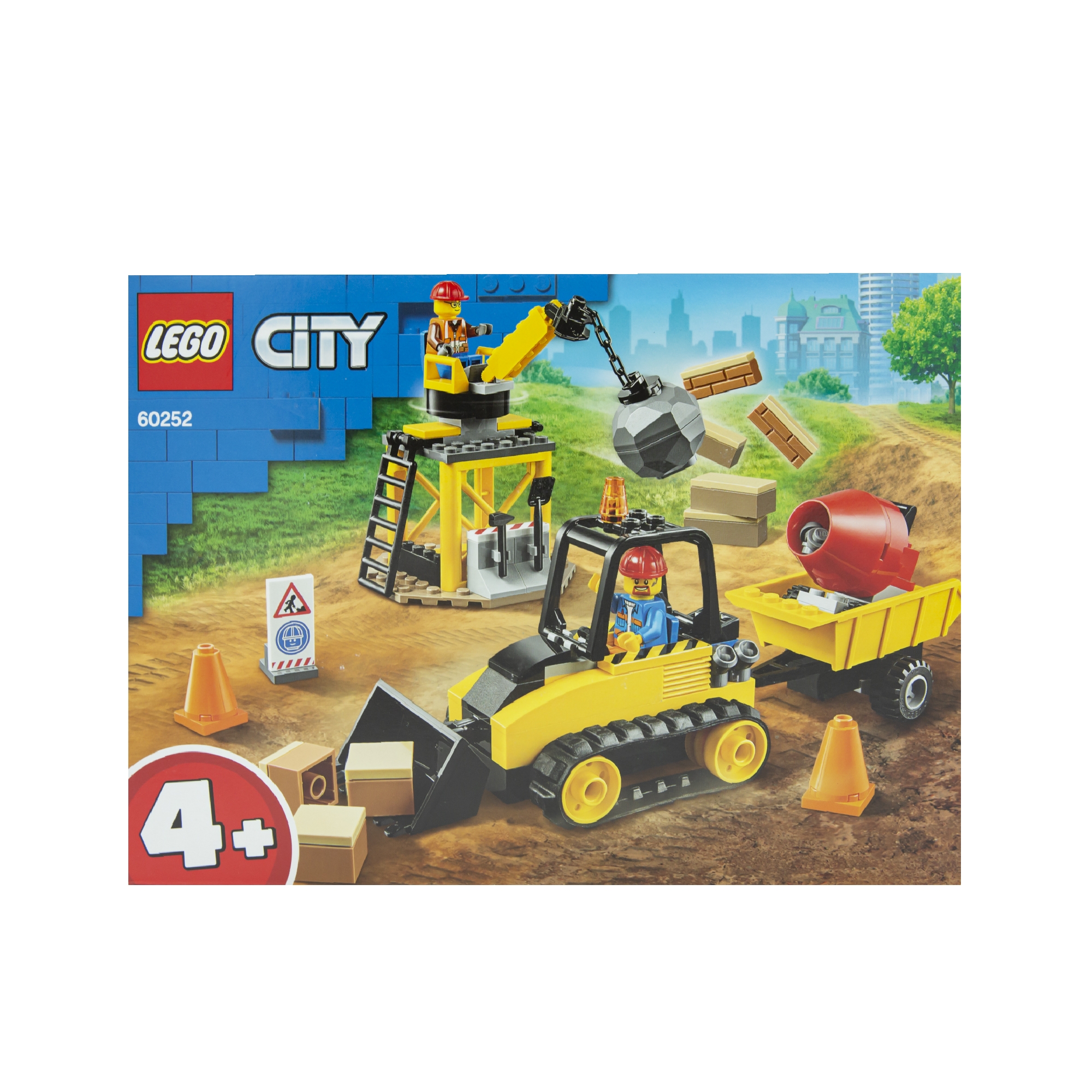 Купить LEGO City 60252 Строительный бульдозер в кредит в Нур-Султан ...