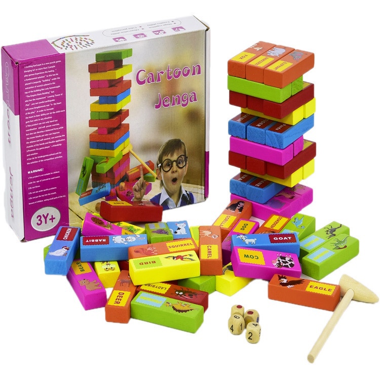 Купить Cartoon jenga Дженга в кредит в Алматы – Kaspi Магазин