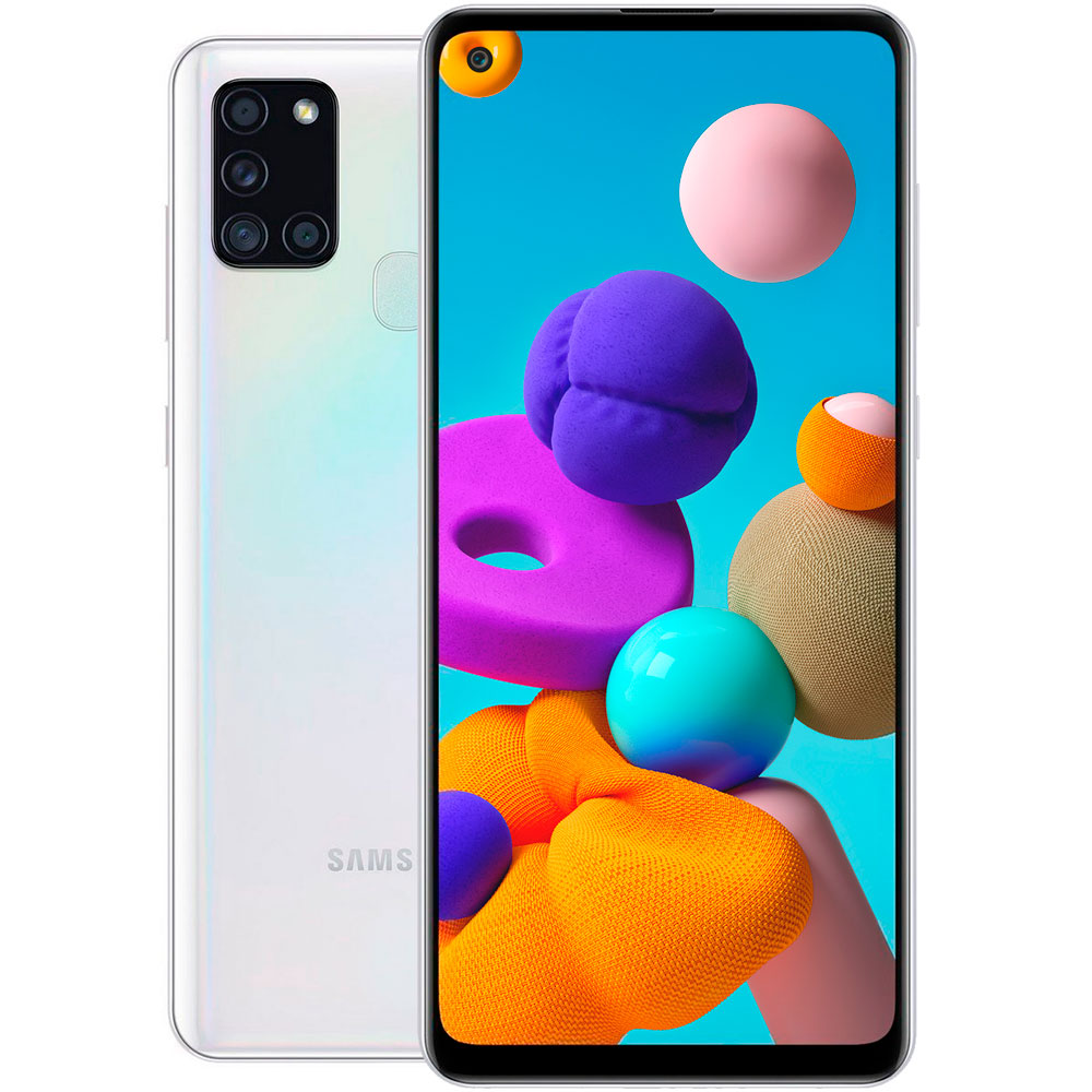 Купить Samsung Galaxy A21s 3 ГБ/32 ГБ белый в кредит в Алматы – Kaspi ...