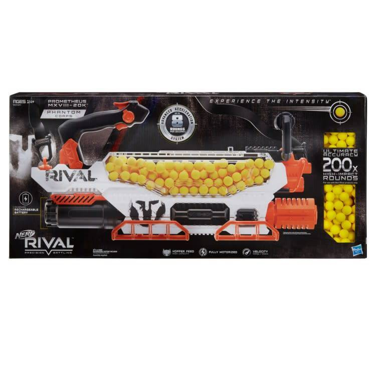 Купить Hasbro Nerf Rival Prometheus MXVIII-20K Blaster with 200 Nerf ...