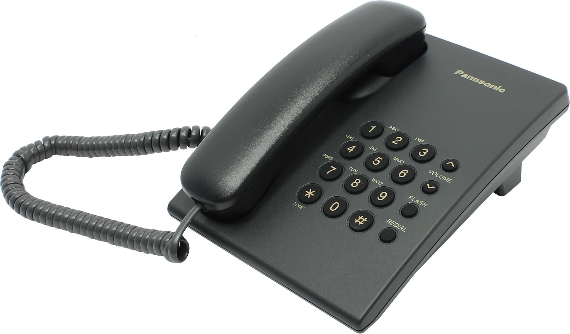 Купить Panasonic KX-TS2350RUB черный в кредит в Алматы – Kaspi Магазин