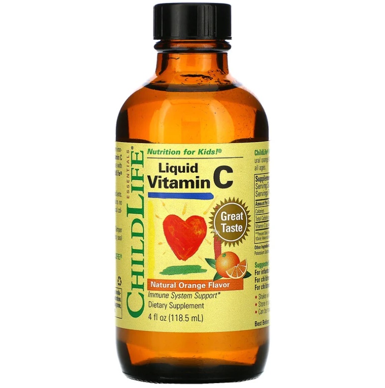 Купить ChildLife витамин Liquid Vitamin C Апельсин 118.5 мл в кредит в ...