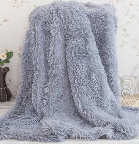 Купить Dekart плед Травка-страус 230x150 см, искусственный мех в кредит ...
