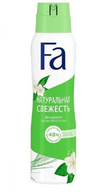 Купить FA Натуральная свежесть Белый чай дезодорант для женщин 150 мл в ...